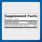 Vitamin C tablets for energy boost