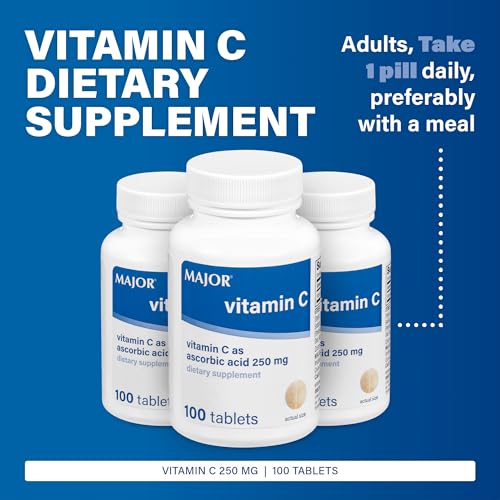 Vitamin C tablets for skin health