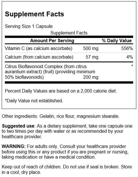 Vitamin C with bioflavonoids benefits