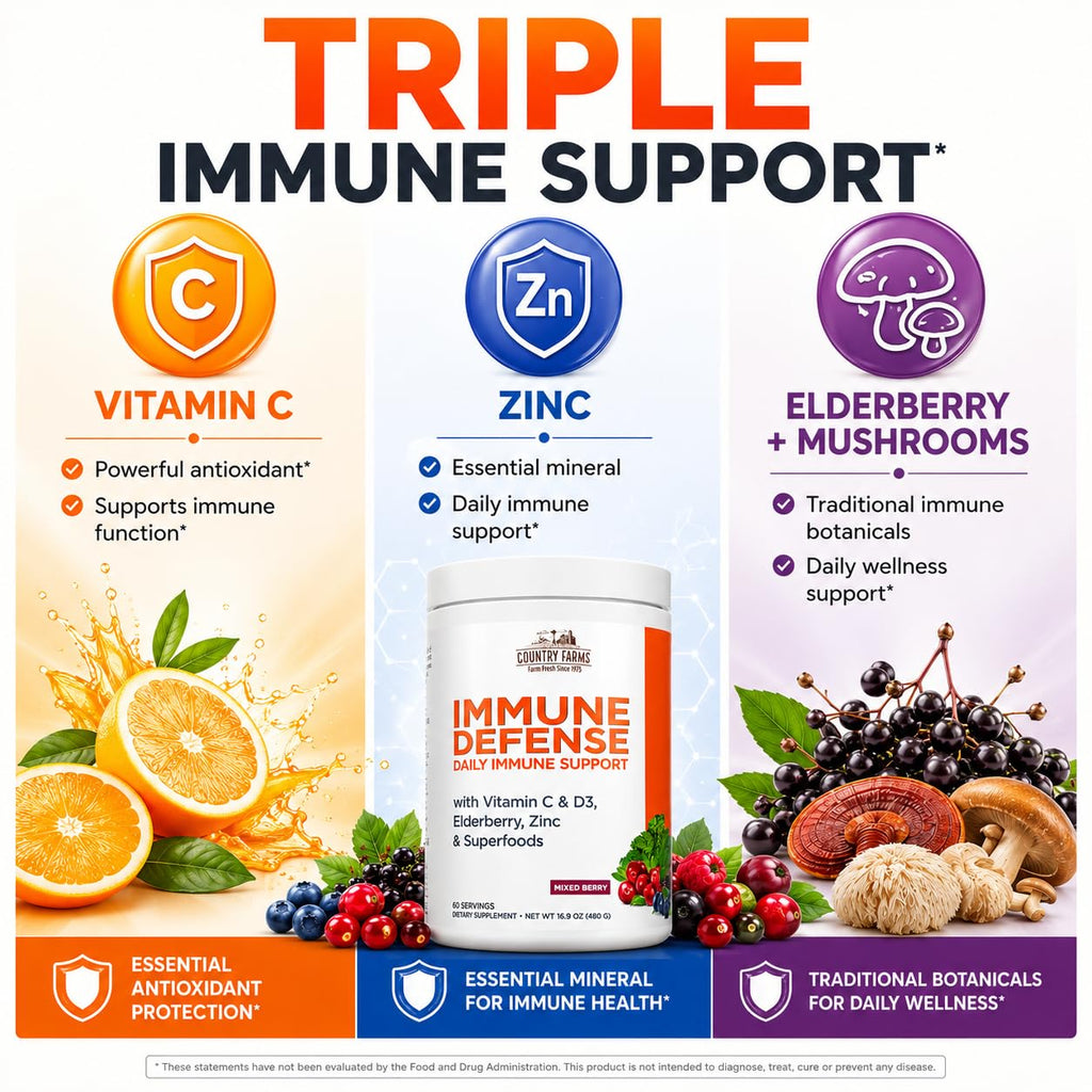 Vitamin C with elderberry benefits