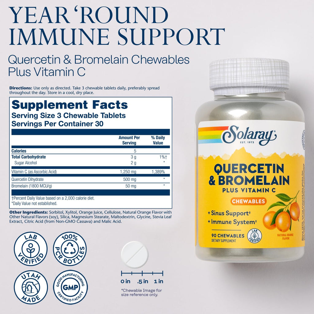 Vitamin C with Quercetin benefits