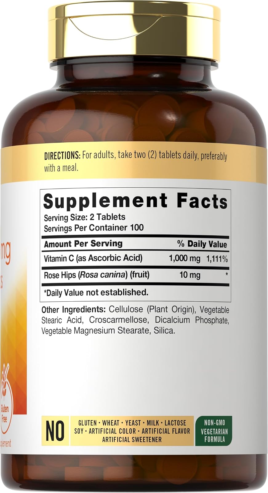 Vitamin C with Rose Hips benefits