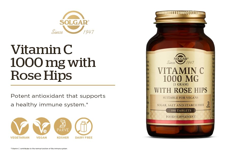vitamin C with rose hips benefits