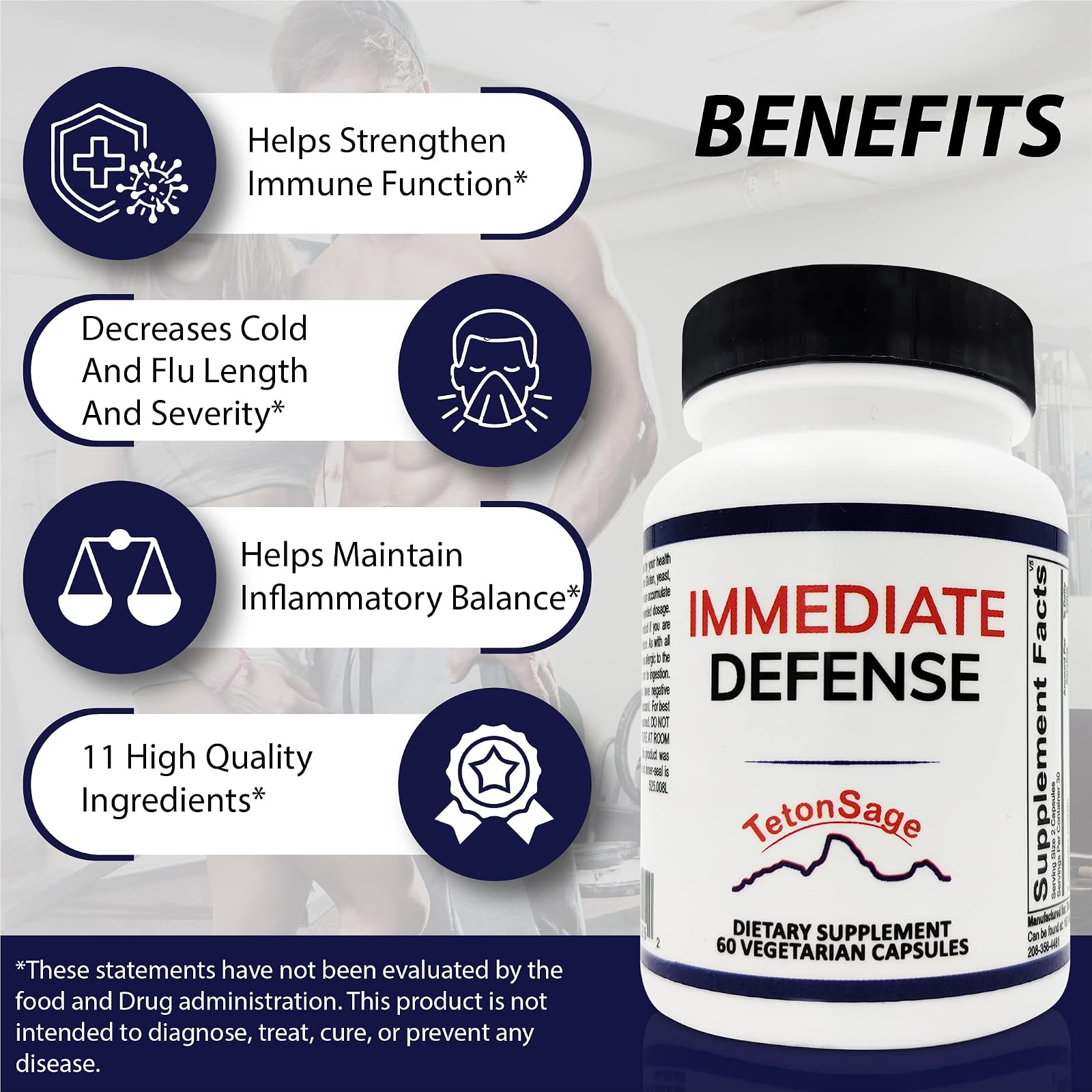 Vitamin C with zinc and elderberry