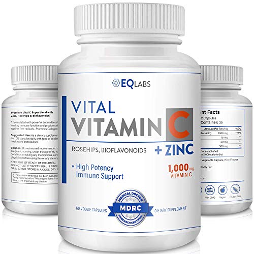 Vitamin C with zinc for antioxidant support