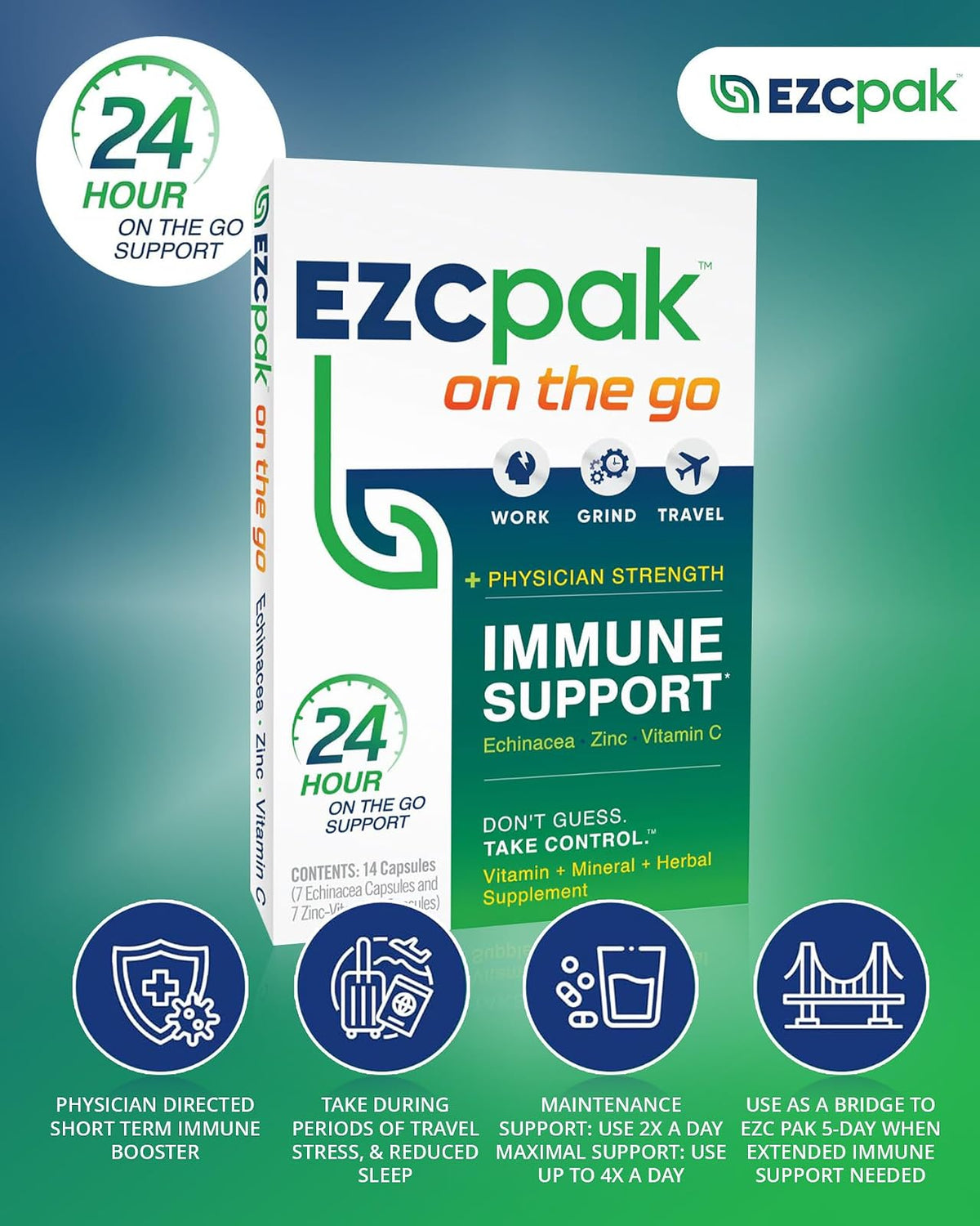 Vitamin C with zinc supplements