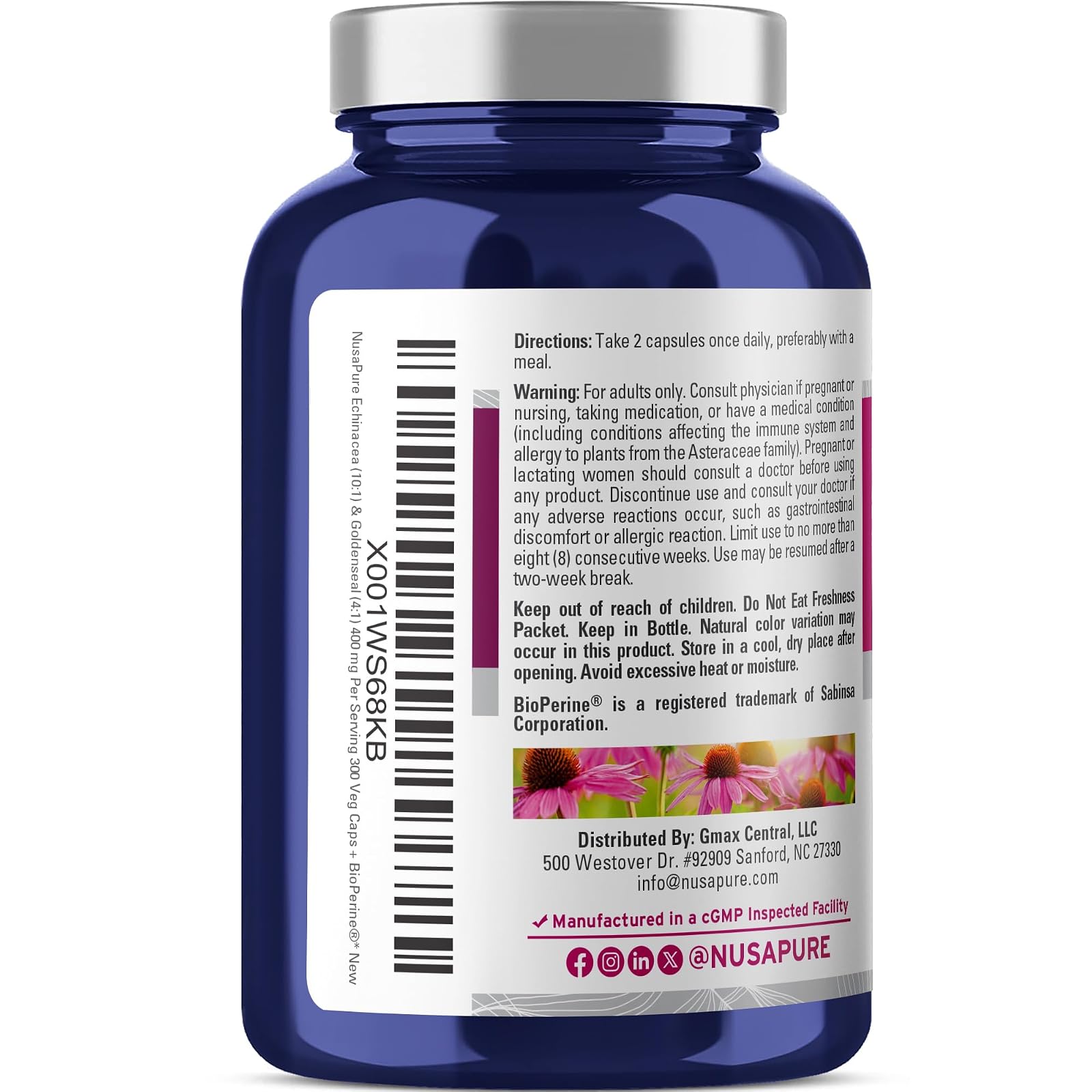 vitamin c zinc echinacea for cold relief