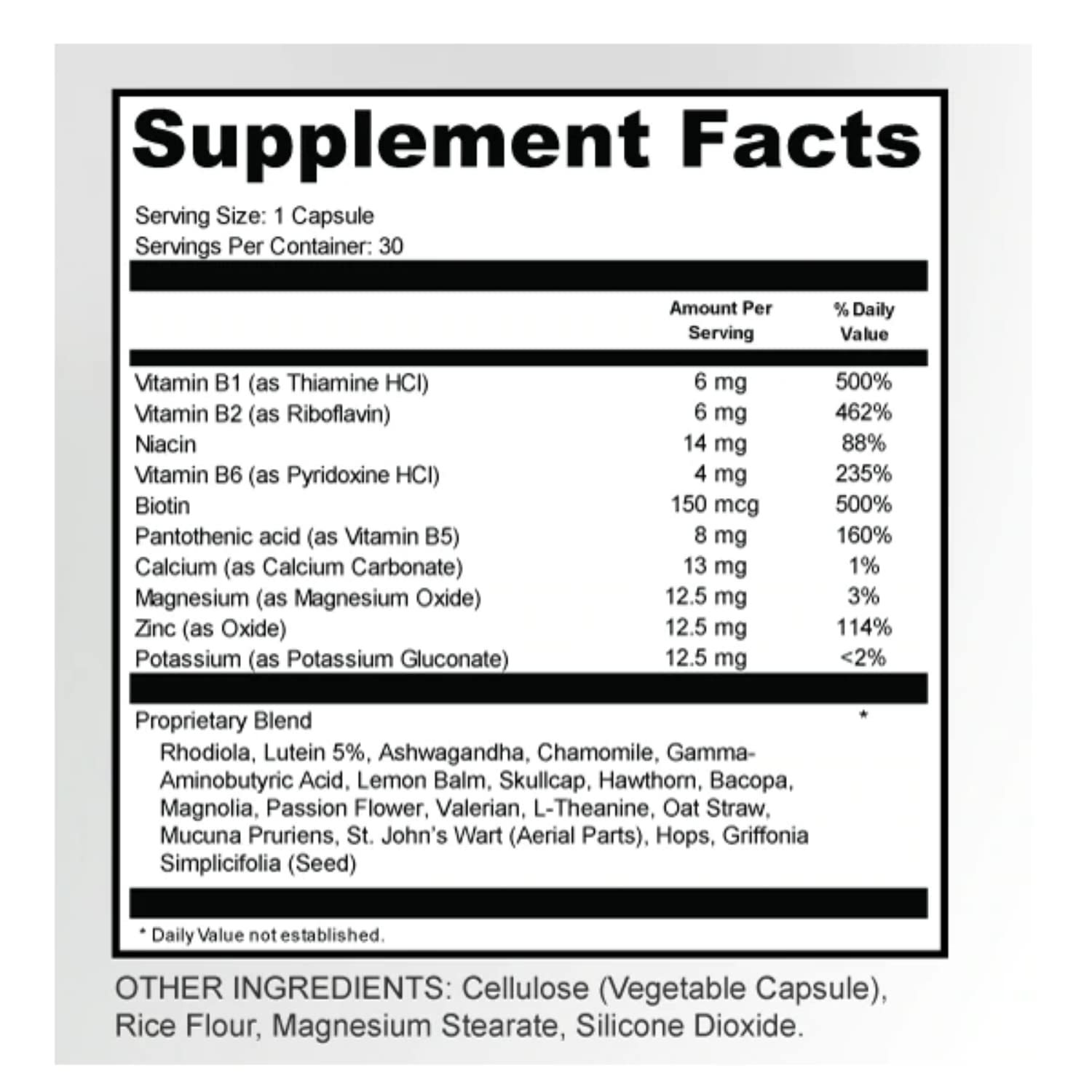 vitamin capsules for auditory clarity