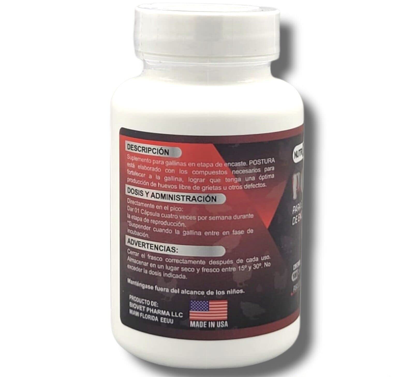 Vitamin capsules for healthy hen reproduction