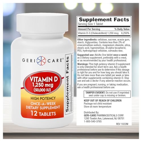 vitamin D 1,250 mcg for bone health