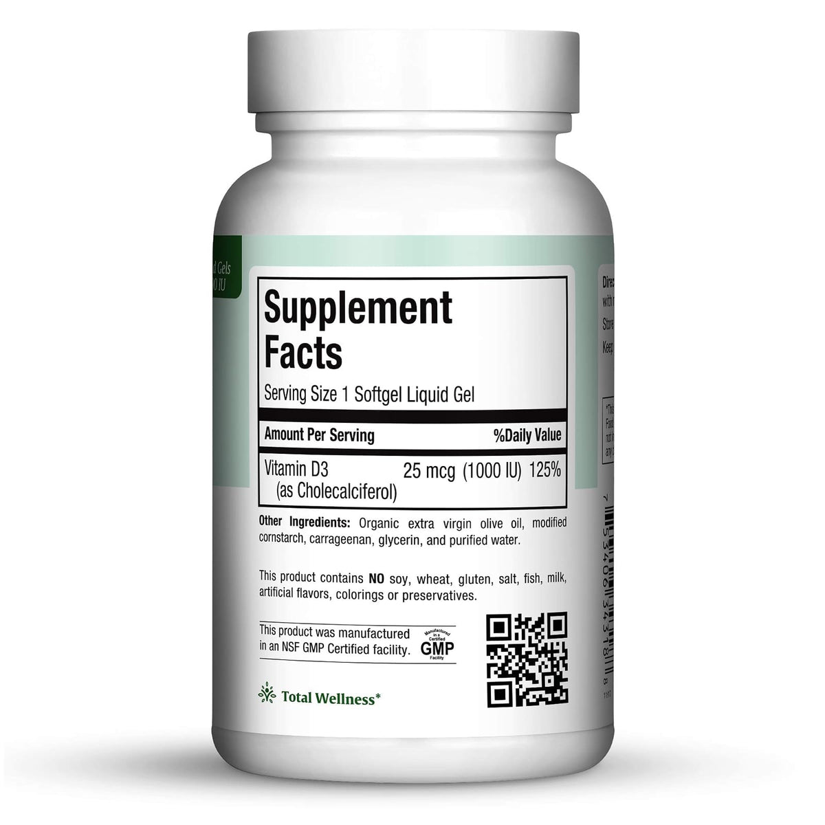 Vitamin D 1000 IU for immune support