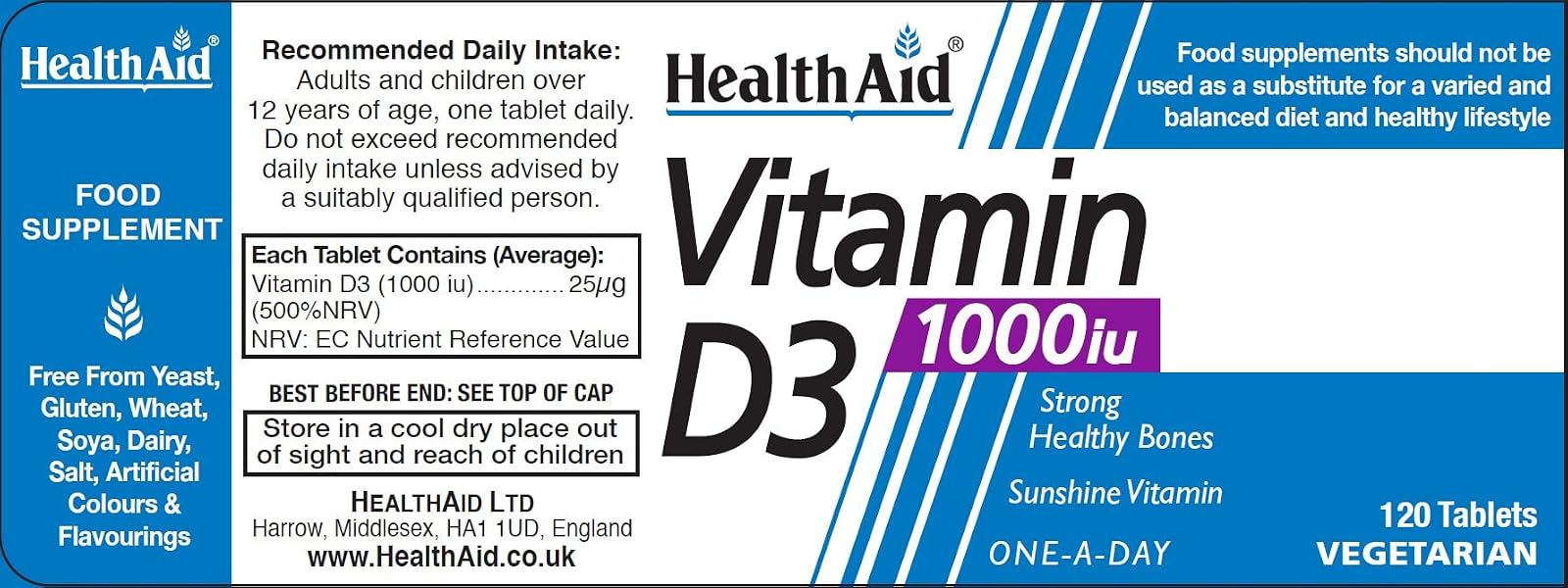 Vitamin D 1000 IU supports immune function