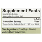 Vitamin D-3 1000 IU liquid supplement