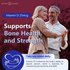 Vitamin D-3 25 mcg for energy support