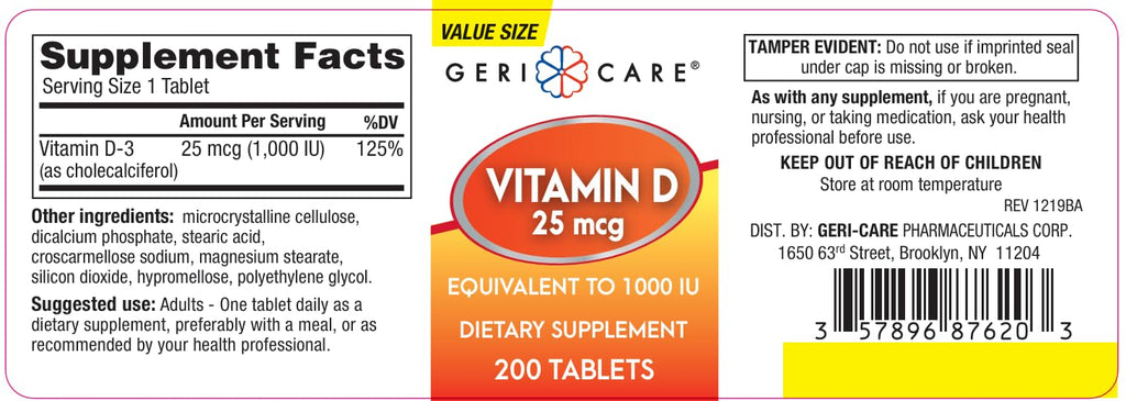 Vitamin D-3 5000 IU for optimal absorption