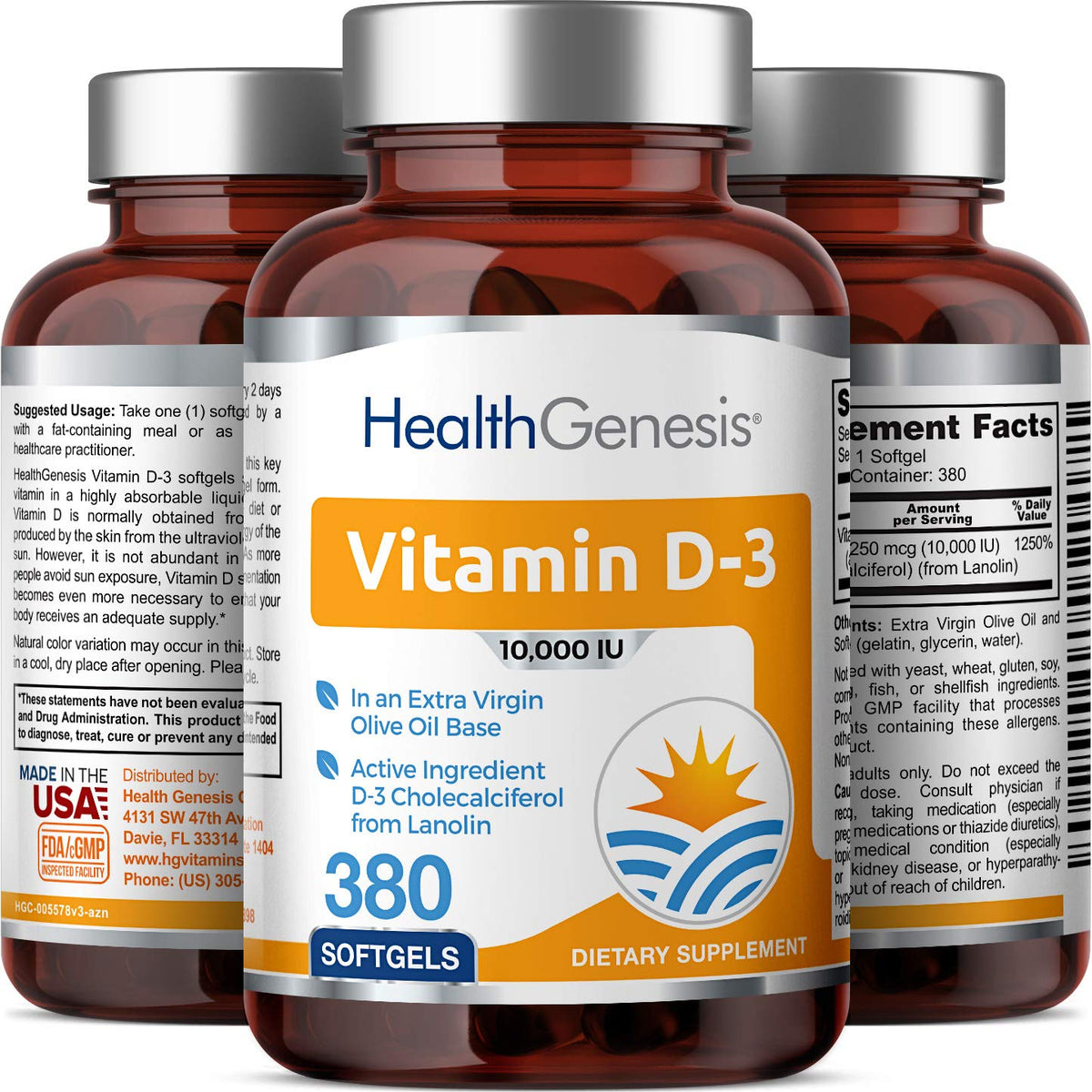 Vitamin D-3 for bone health