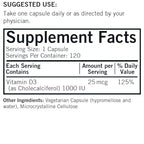 Vitamin D-3 for immune support