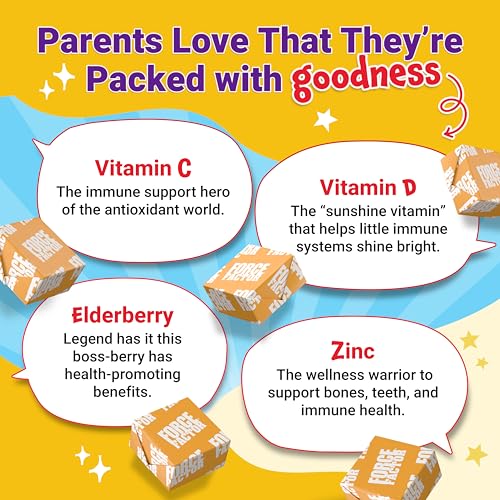 vitamin D and C elderberry gummies
