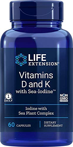 Vitamin D and K with iodine benefits