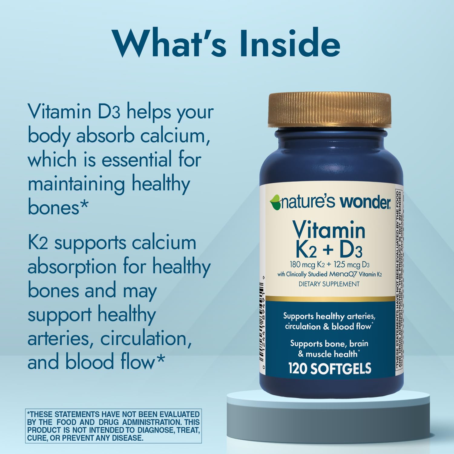 vitamin D and K2 combination