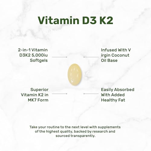 Vitamin D and K2 for bone health