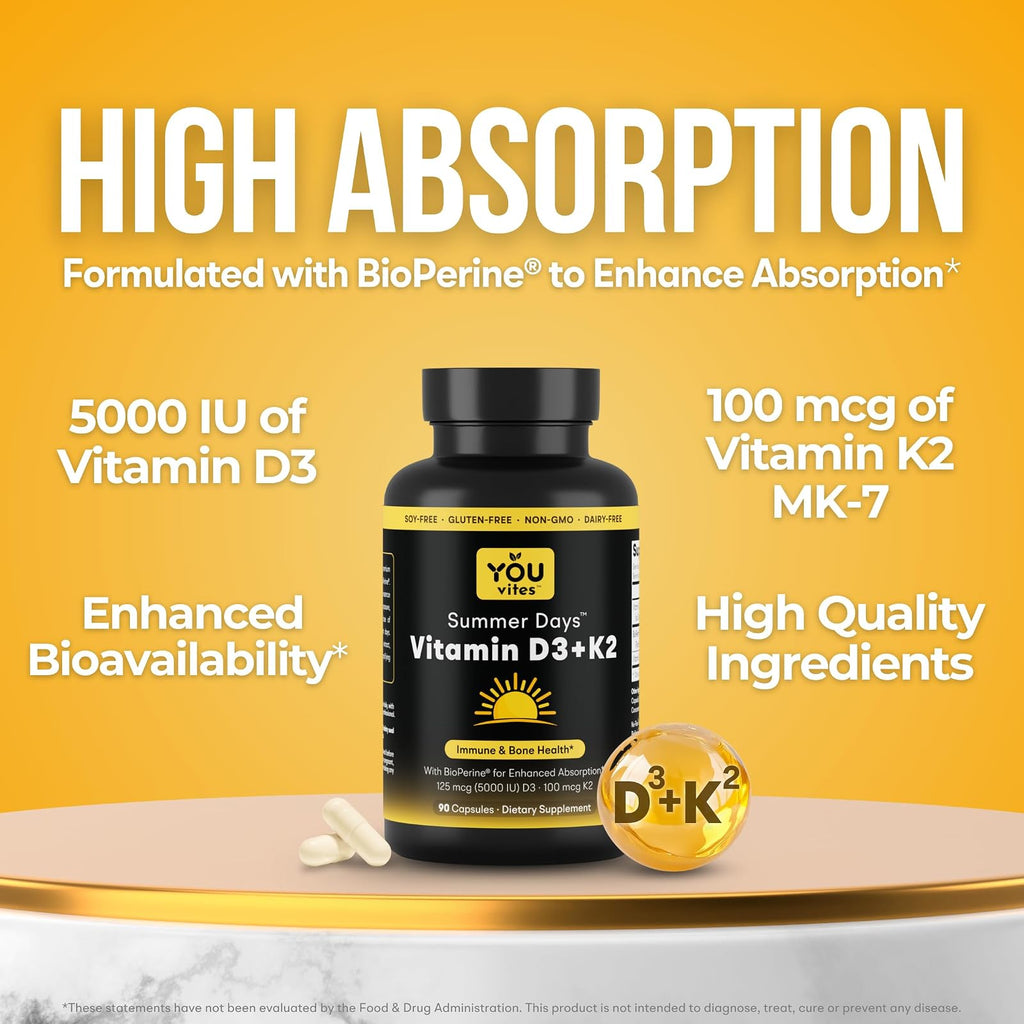 vitamin d and k2 for bone support