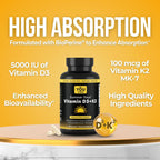 vitamin d and k2 for bone support