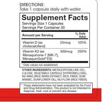 Vitamin D and K2 supplement benefits