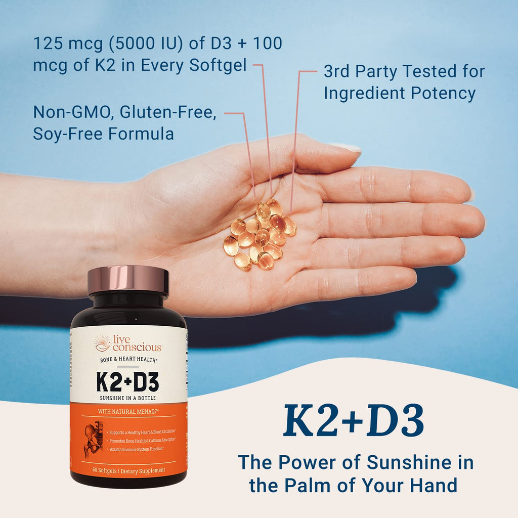 Vitamin D and K2 synergy