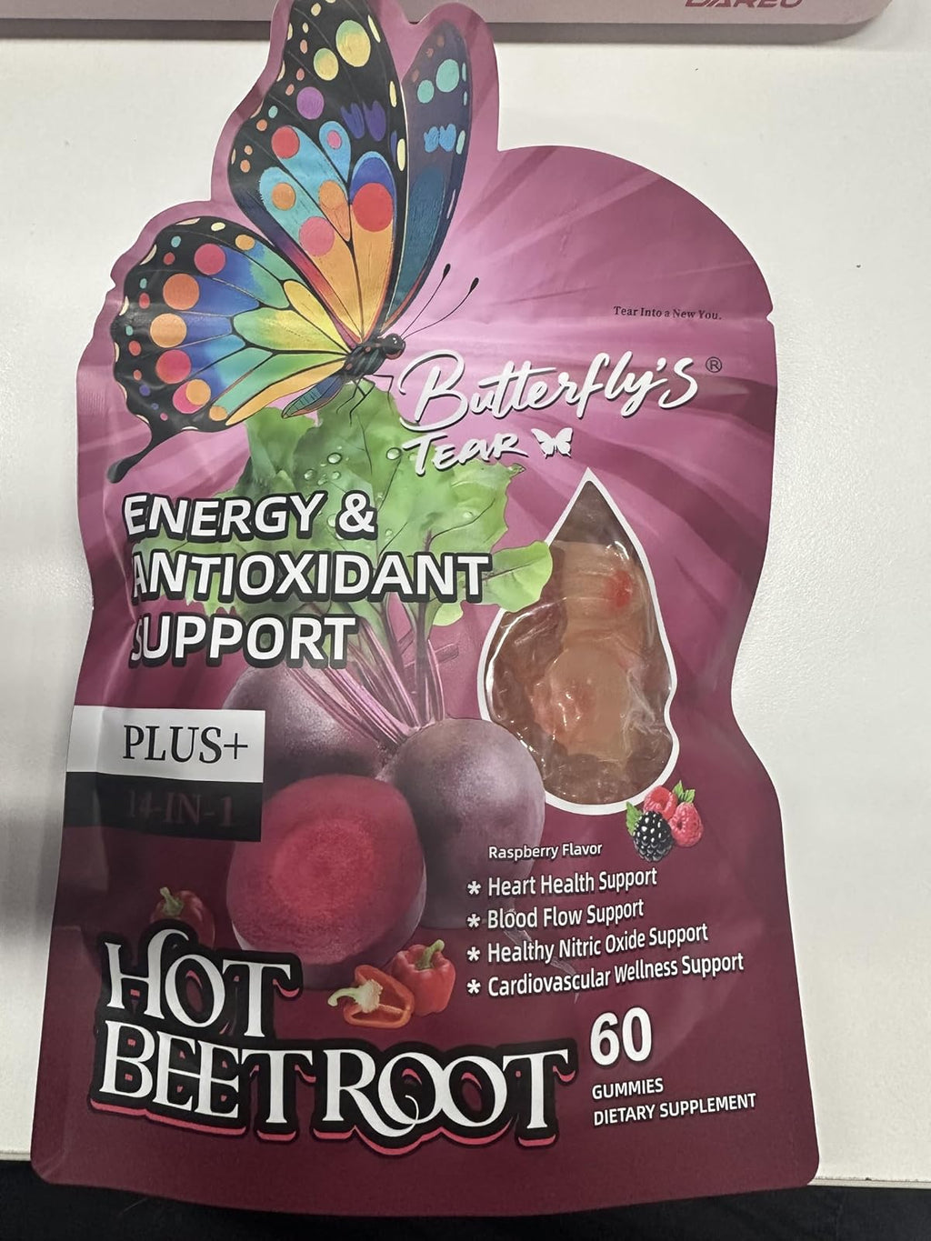 Vitamin D beet root gummies for immune support