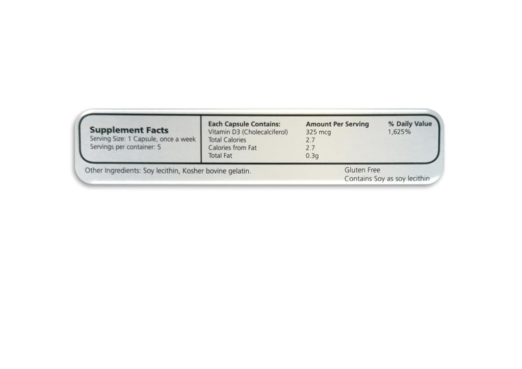 Vitamin D capsules for energy boost