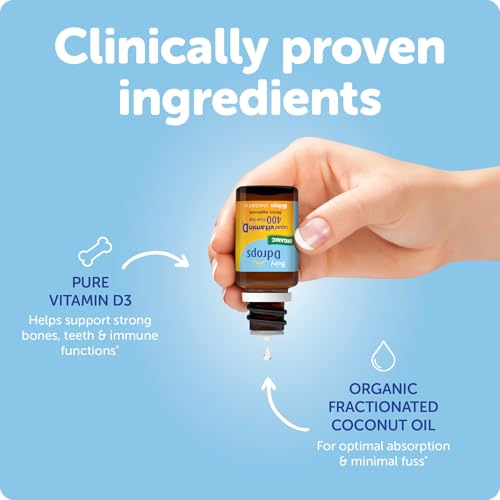 Vitamin D drops for healthy bones