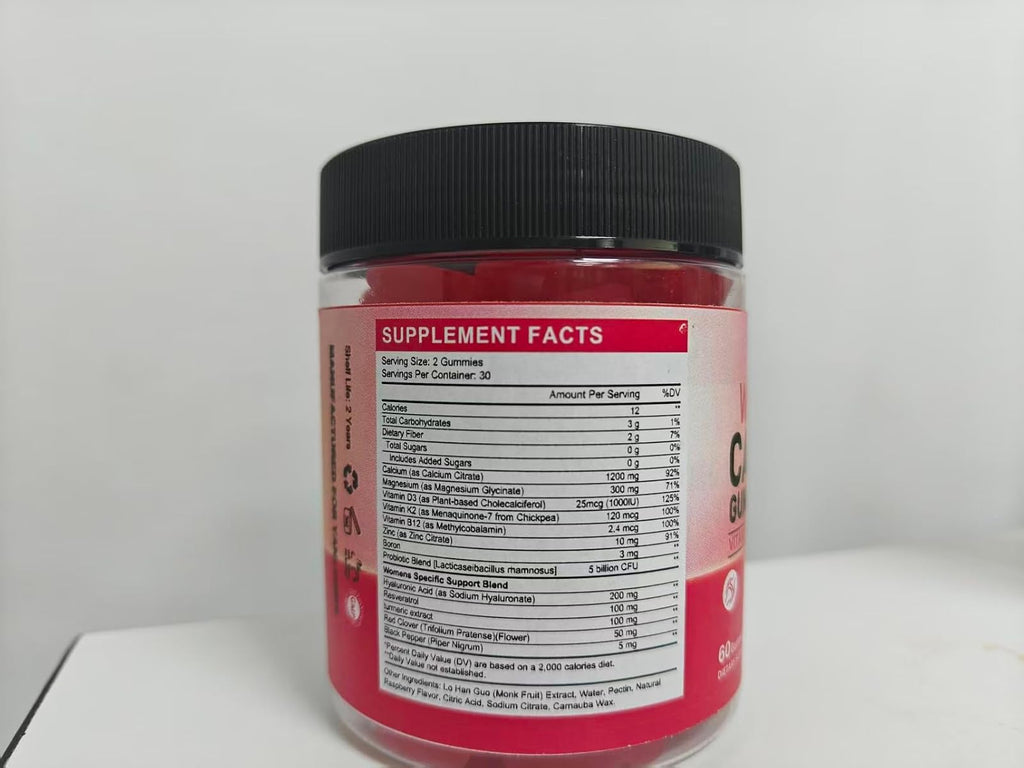 Vitamin D enhanced calcium gummies