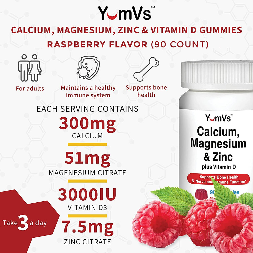 Vitamin D enriched bone health gummies