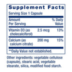vitamin D enriched calcium capsules