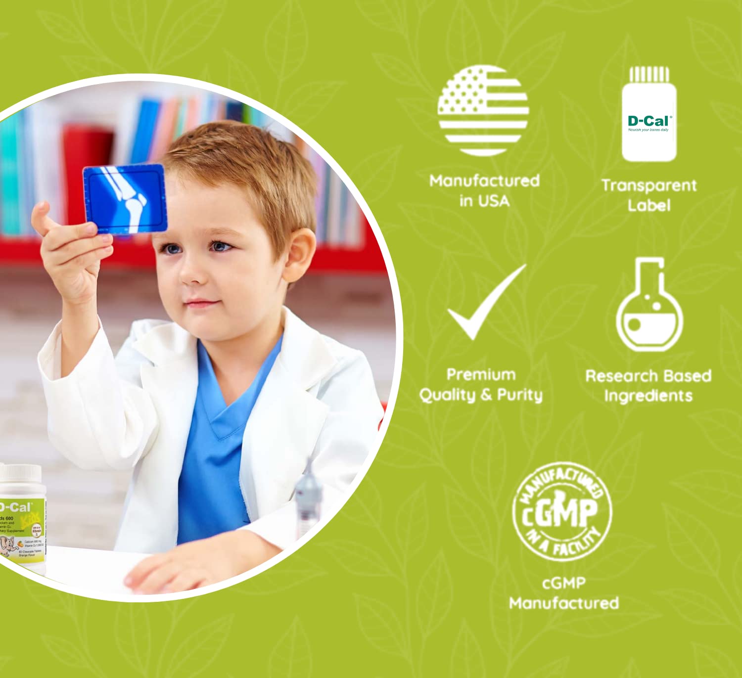 vitamin D enriched calcium for kids