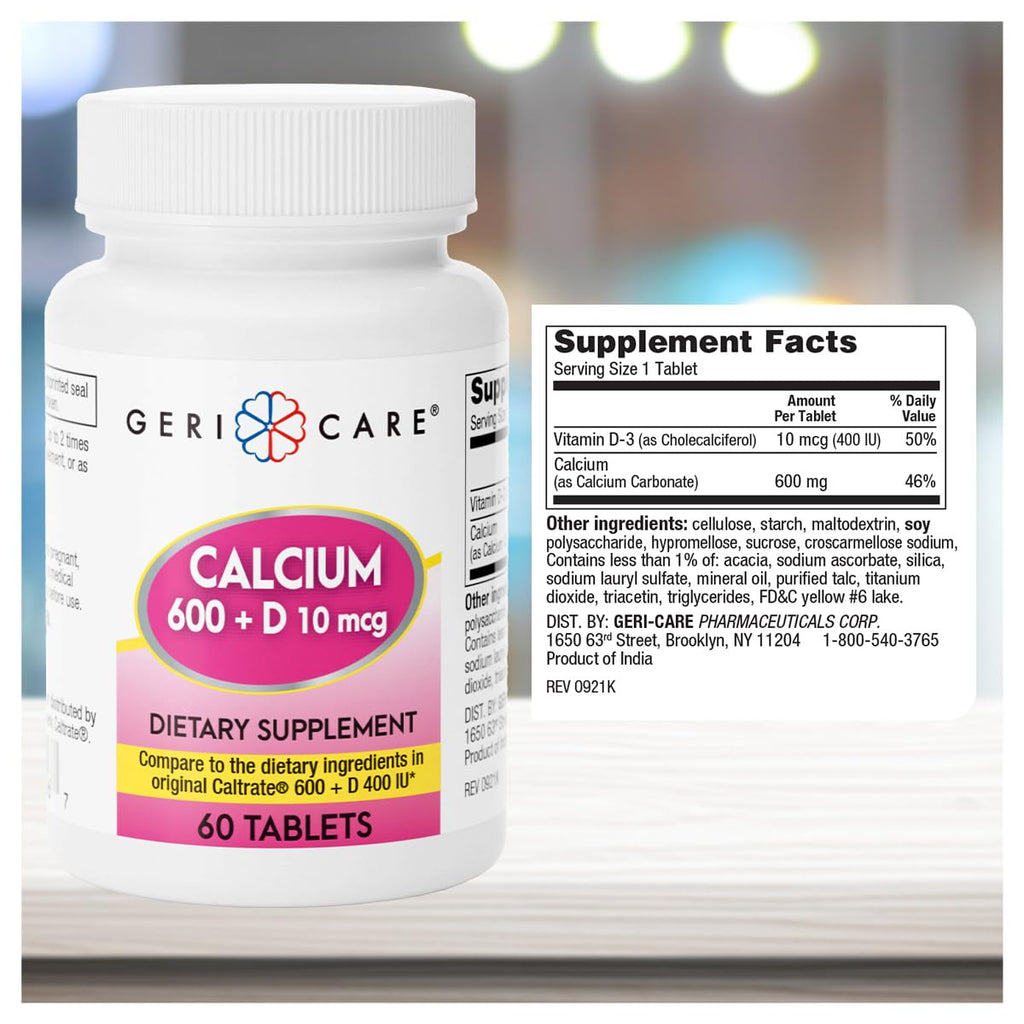 Vitamin D enriched calcium formula