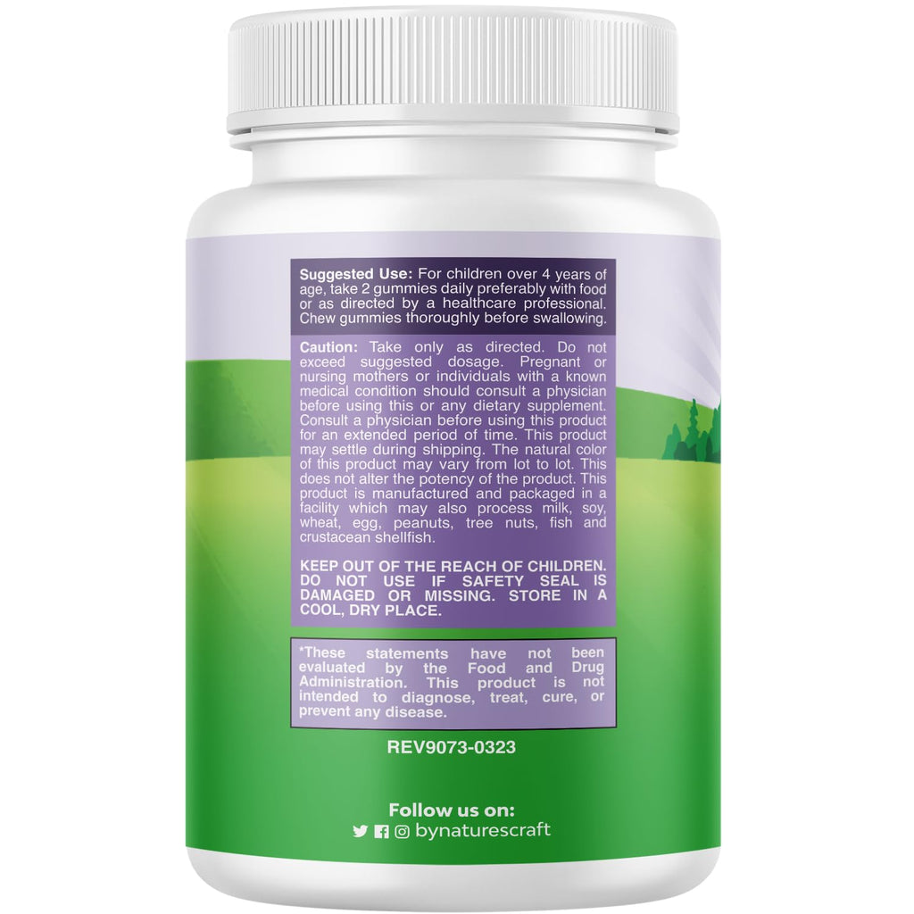 Vitamin D enriched calcium gummies
