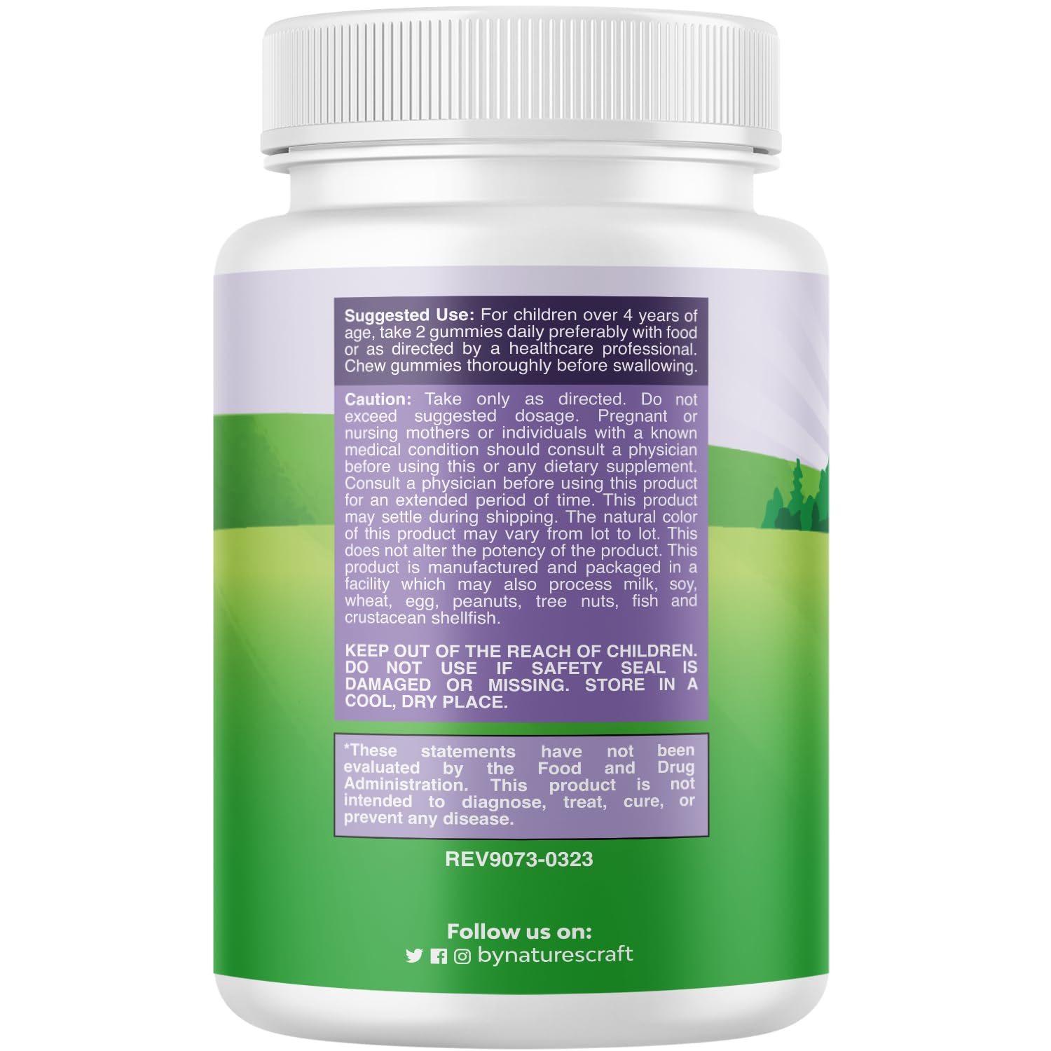 Vitamin D enriched calcium gummies