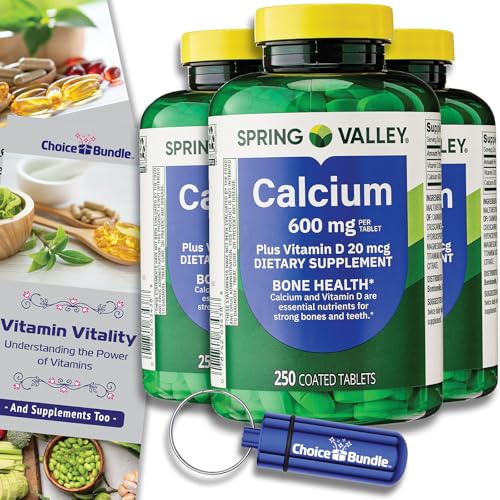 Vitamin D enriched calcium tablets