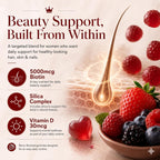 vitamin D enriched hair gummies