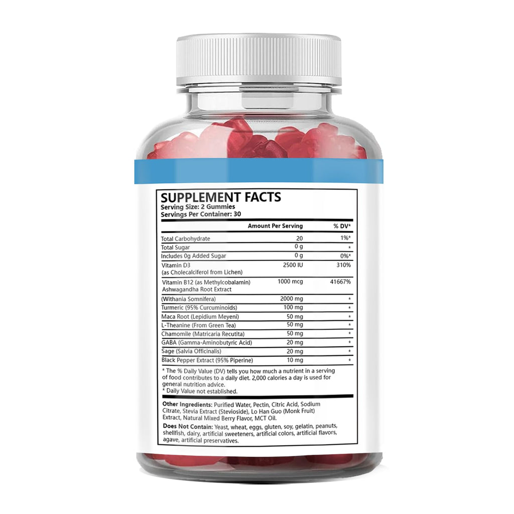 Vitamin D enriched herbal gummies