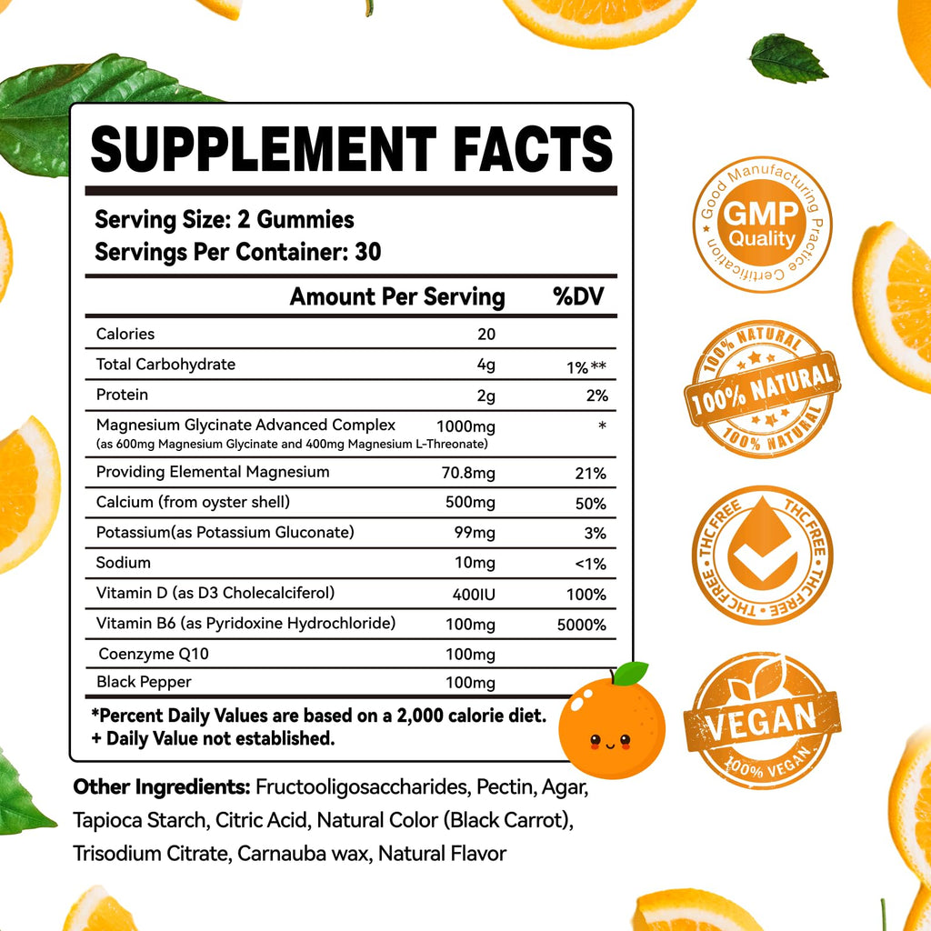vitamin D enriched magnesium gummies