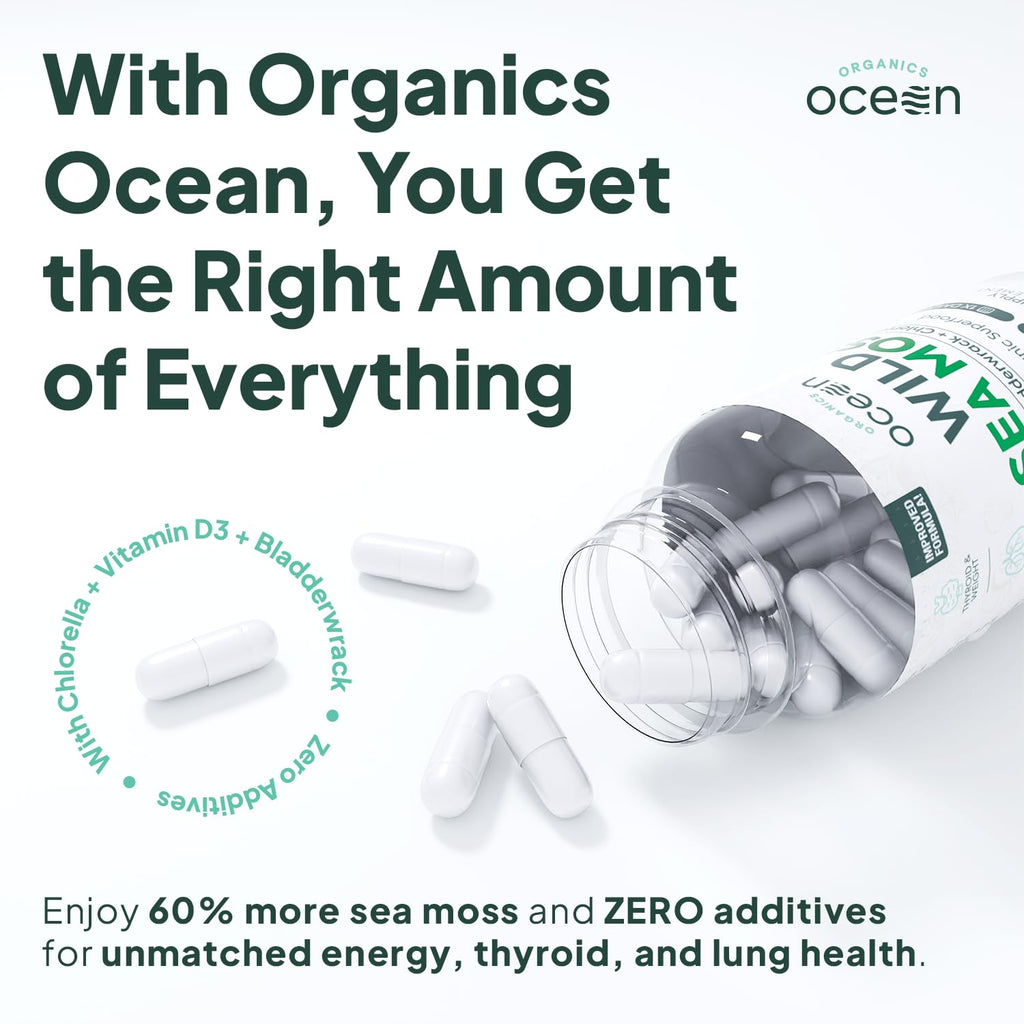 vitamin D enriched sea moss capsules