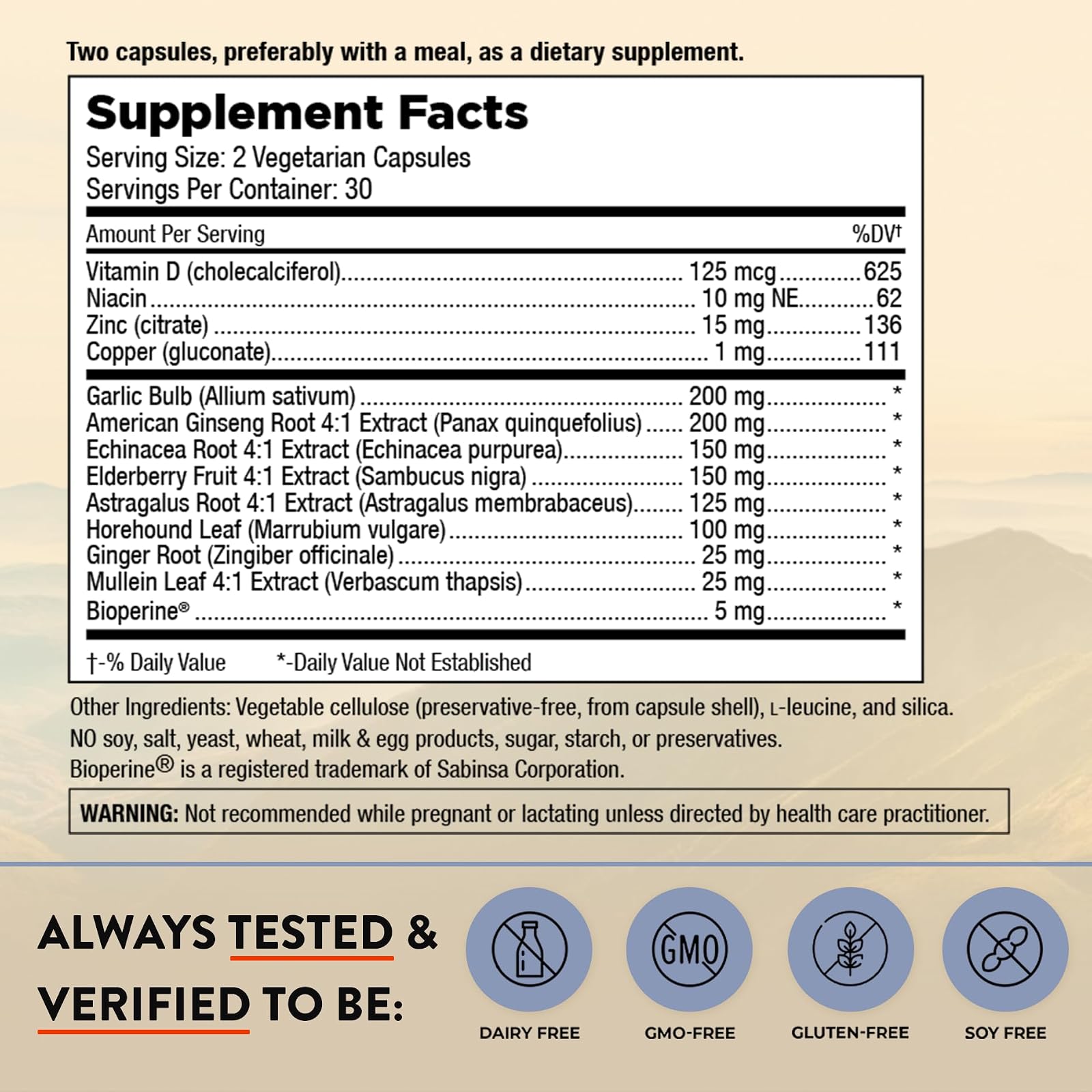 Vitamin D for immune support