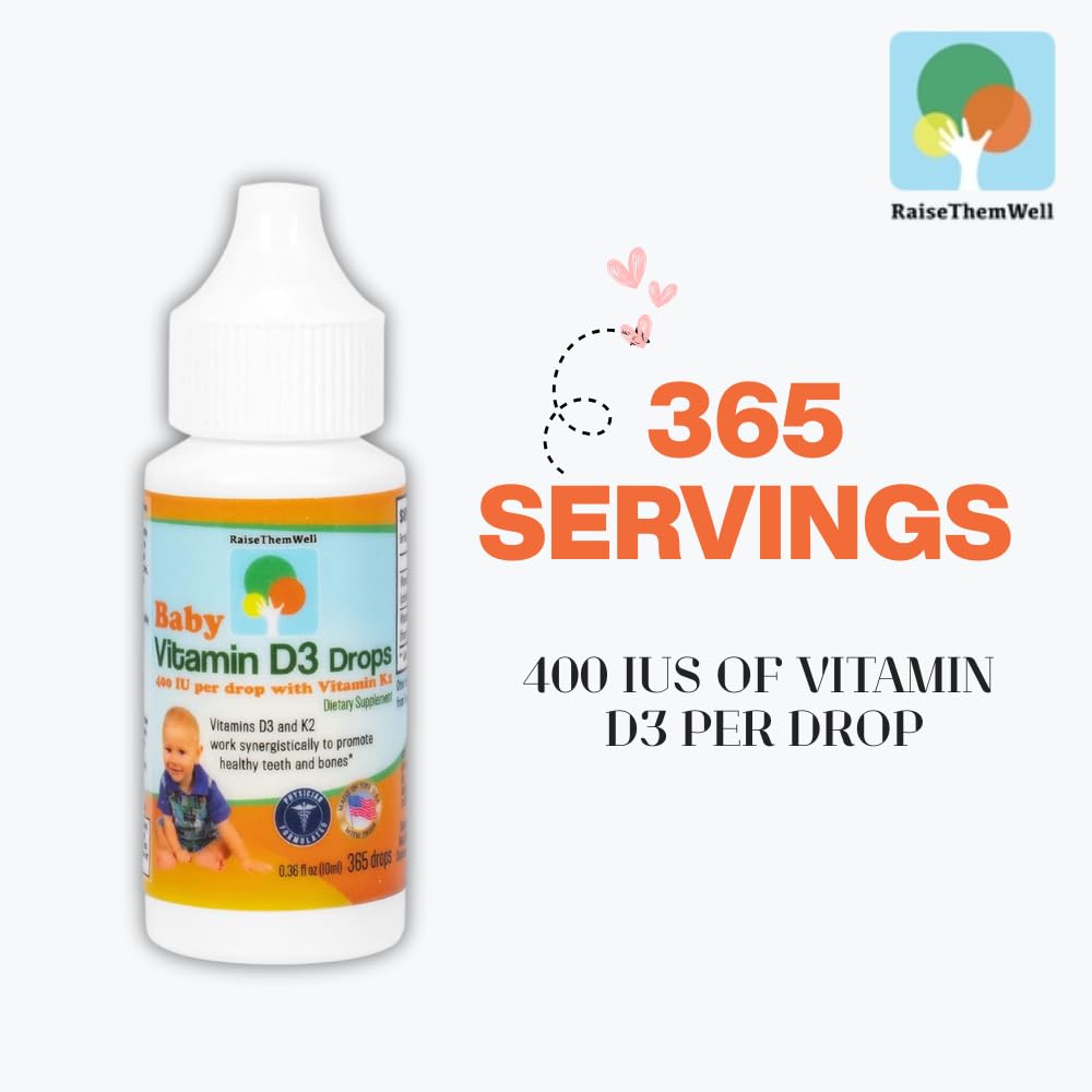 Vitamin D K drops for immunity