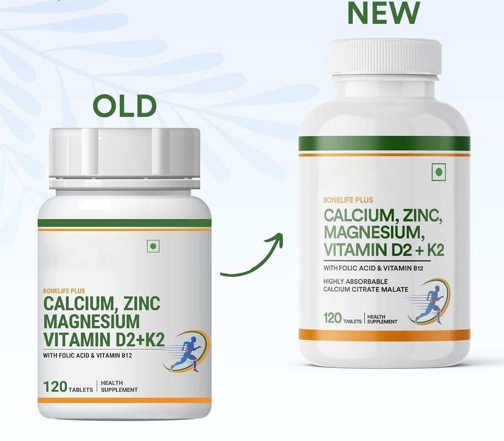 Vitamin D K2 for calcium absorption