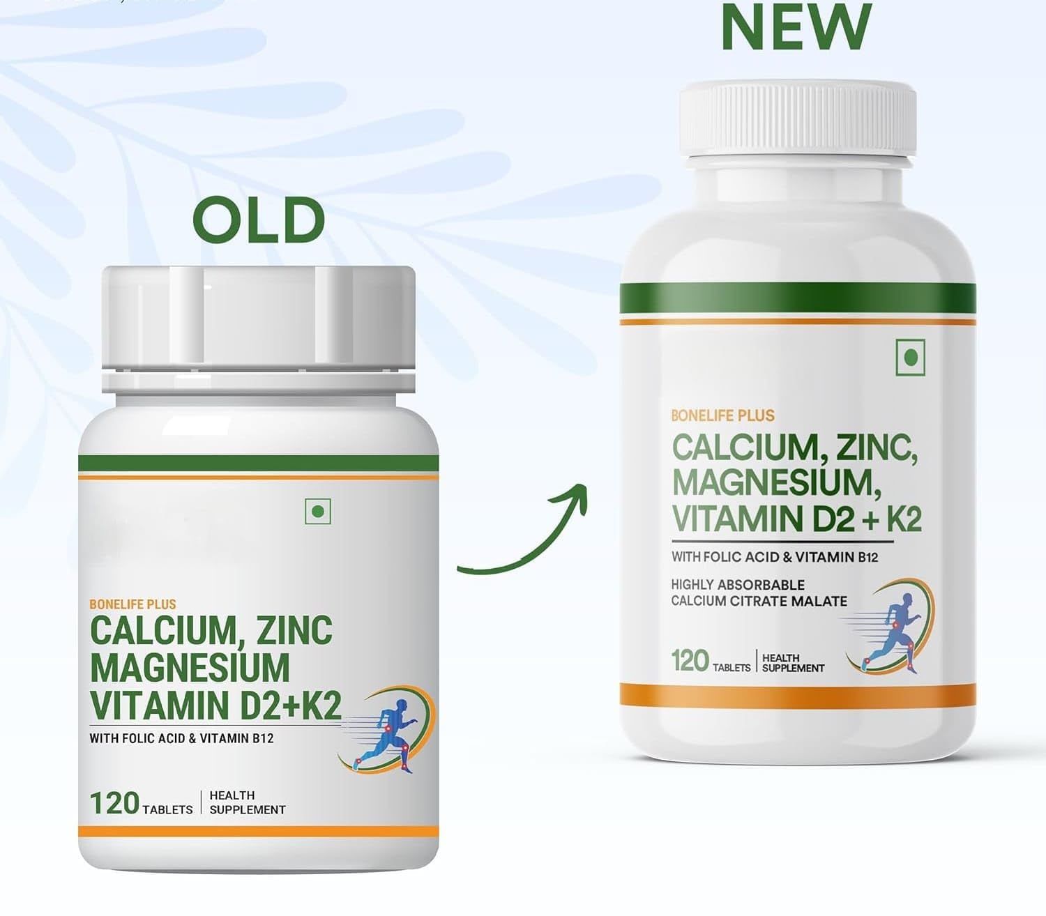 Vitamin D K2 for calcium absorption