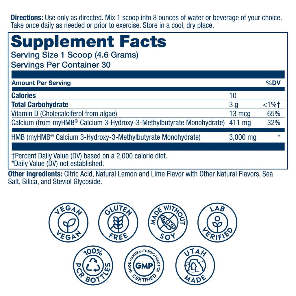 Vitamin D with HMB for muscle health