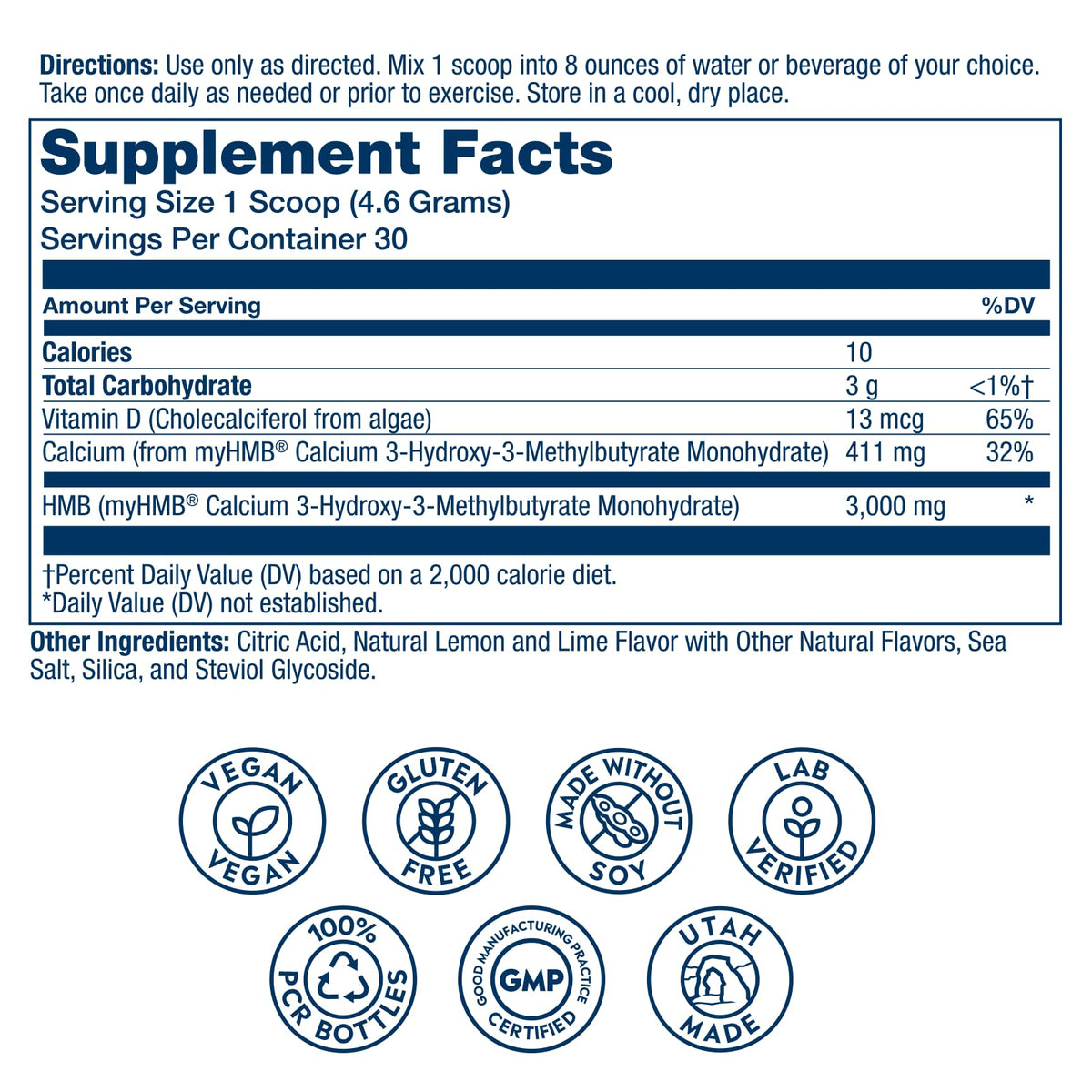 Vitamin D with HMB for muscle health